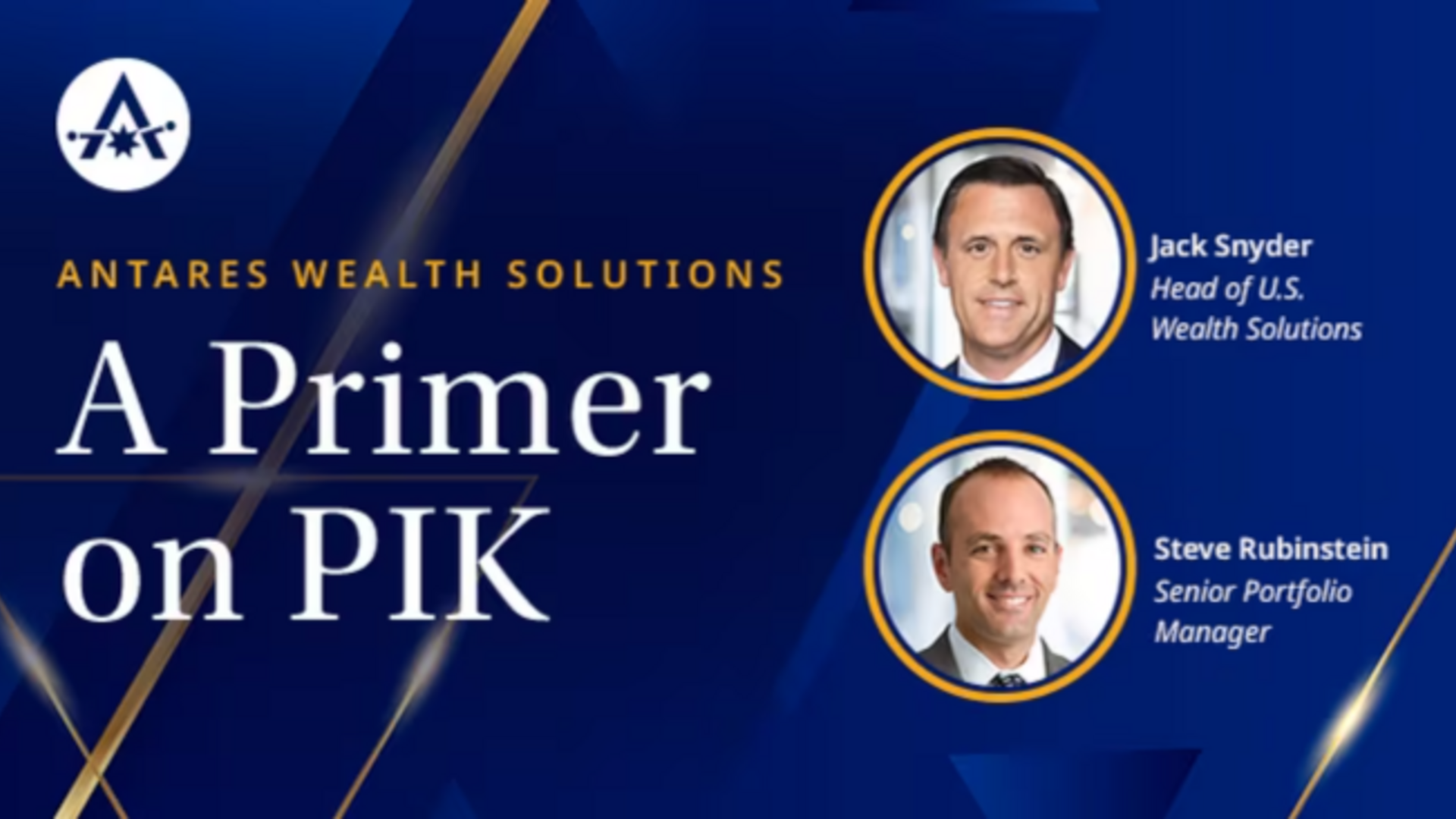 Wealth Solutions - Antares Capital